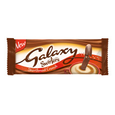 Calories in Galaxy Swirlers Shortbread Crunch