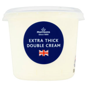 拏 Calories in Morrisons Extra Thick Double Cream